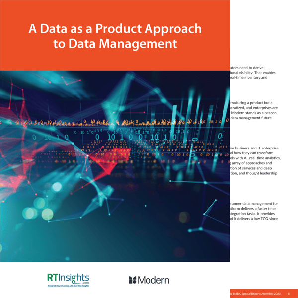 A Data as a Product Approach to Data Management