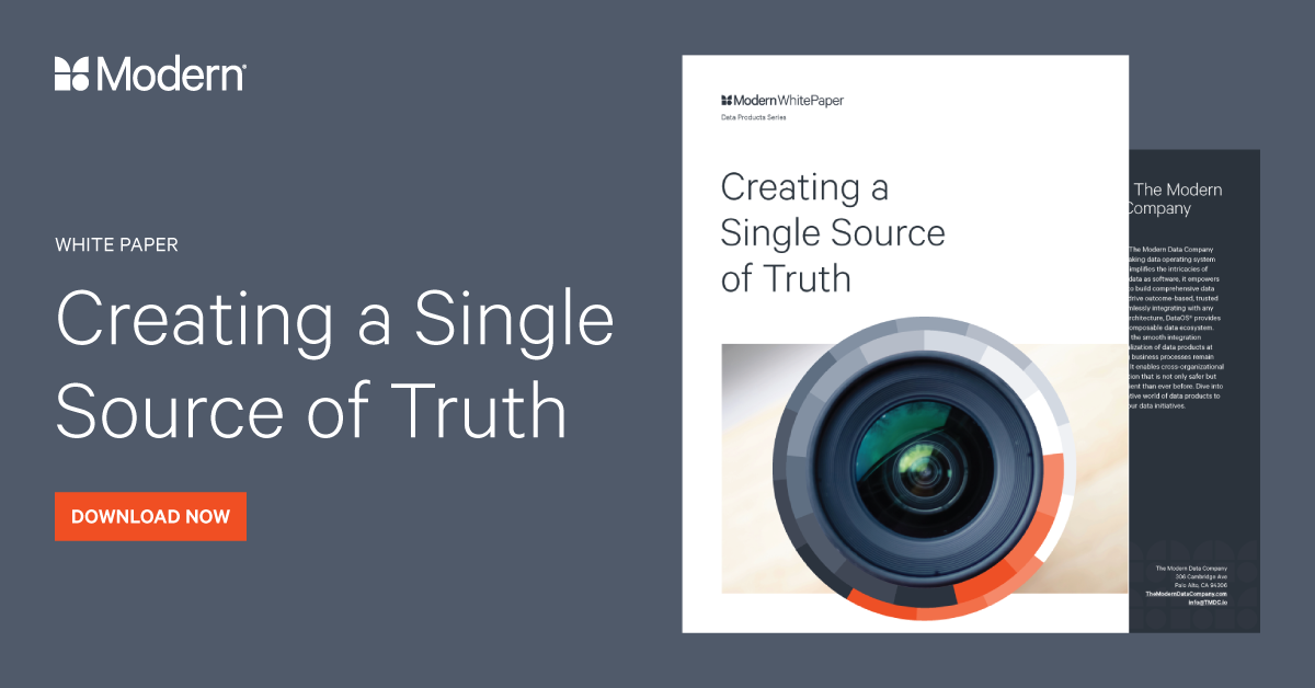 Creating a Single Source of Truth